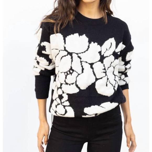 Ciebon | Sweaters | New Ciebon Womens Emilia Abstract 3d Puff Sweater ...